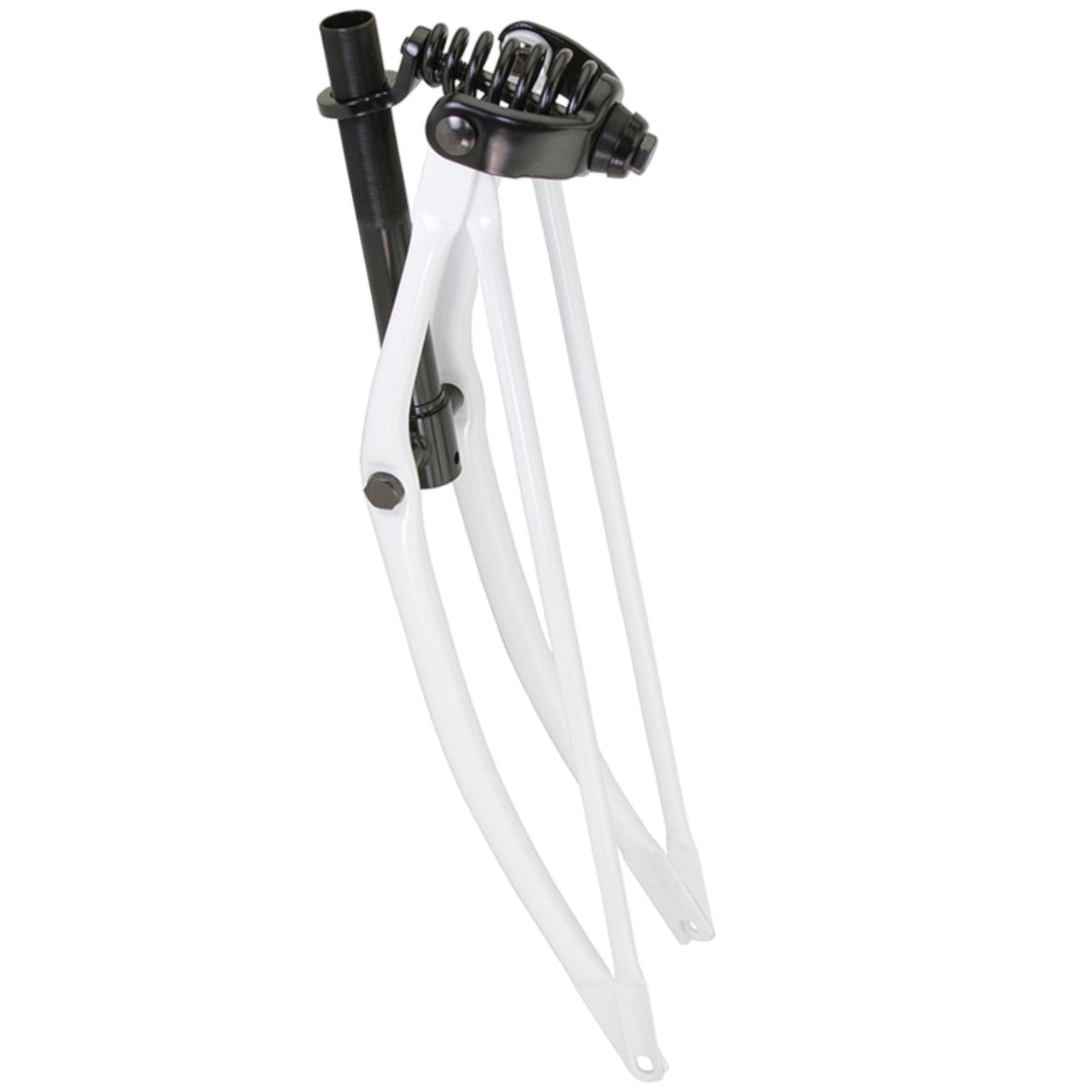 Lowrider 26" Classic Spring Fork 1" White/Black | Sgvbicycles – SGV Bicycles