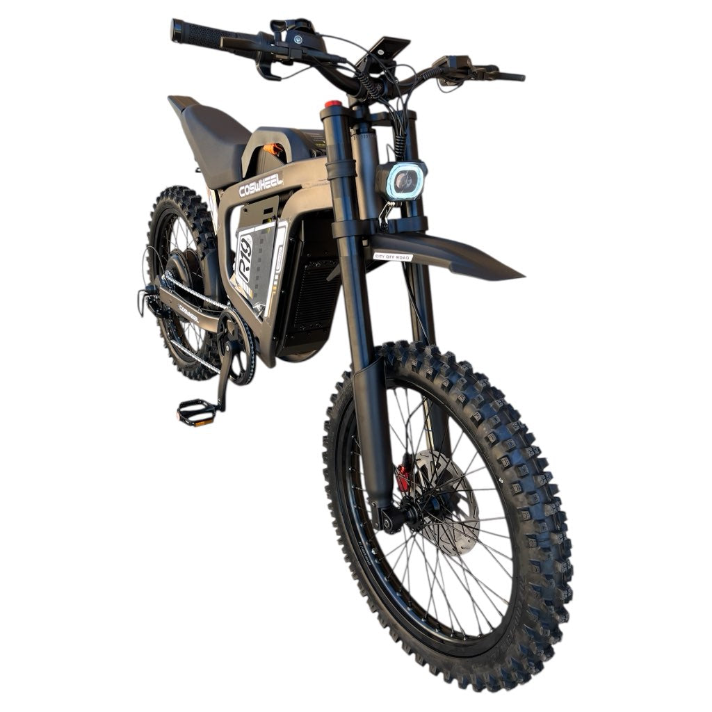 Cosweel R19 Full Suspension Electric Dirt Bike 50 MPH | Sgvbicycles ...