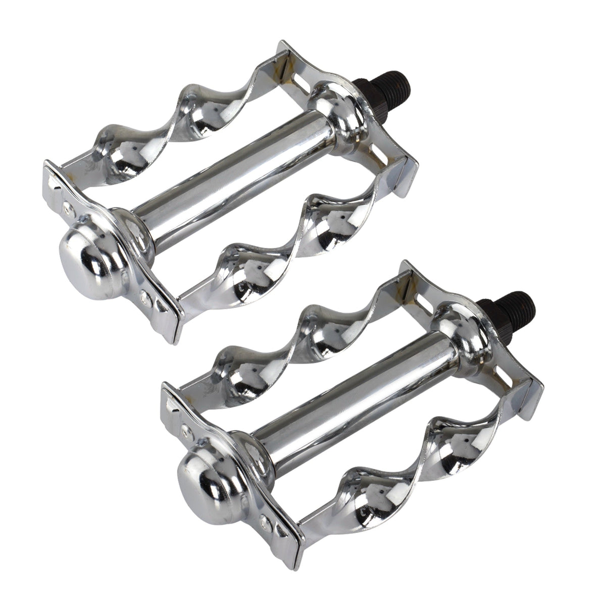 Lowrider Twisted Pedals 1/2" Chrome | Sgvbicycles – SGV Bicycles